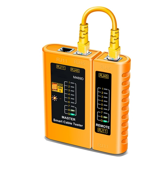 Treedix RJ45 RJ11 Network Cable Tester Ethernet Cable Tester Tool ...