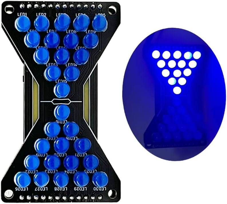 Treedix Solder Practice Kit Electronic Hourglass Led DIY Kits Practice ...