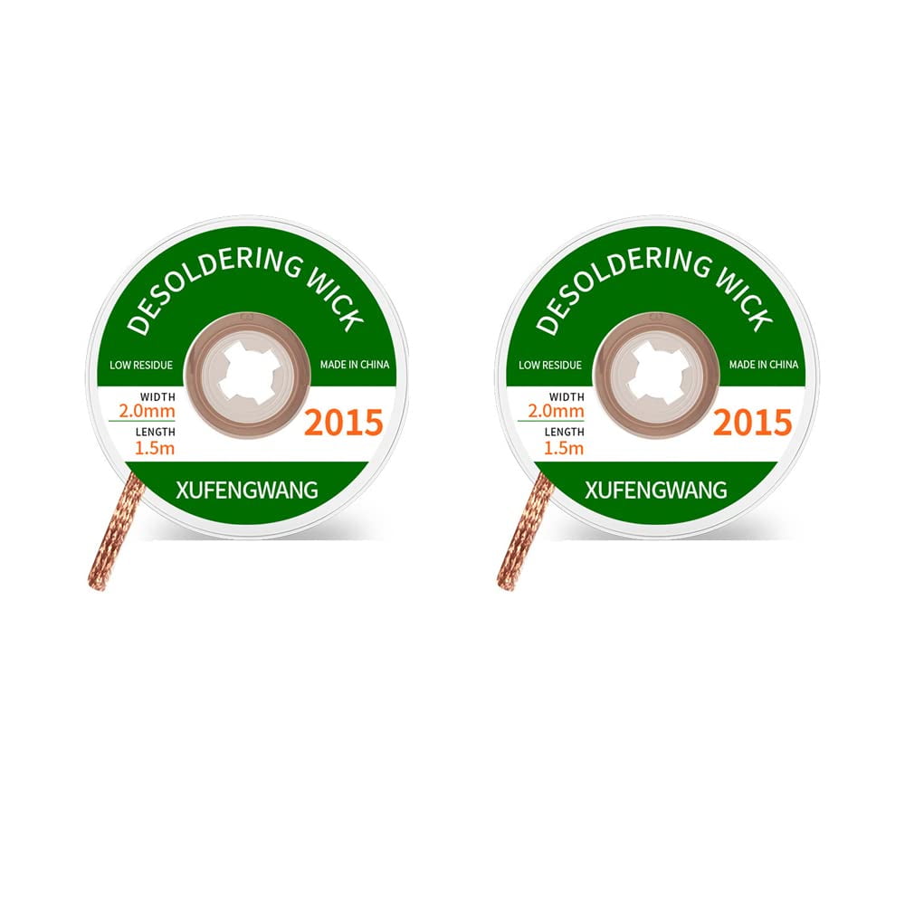 Treedix Solder Wick Braid with Flux Super 5ft Length 2mm Width ...