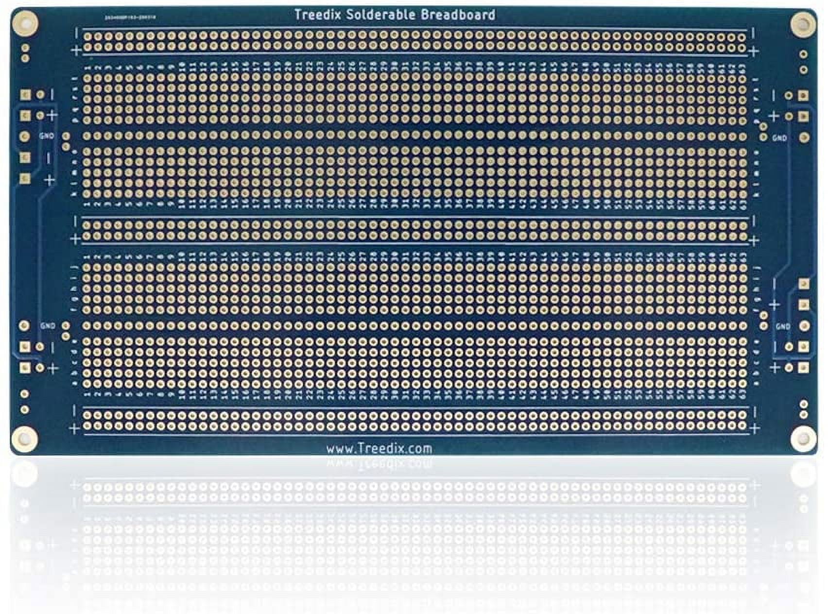 Treedix Solderable BreadBoard PCB Prototype Shield Board Double Sided ...