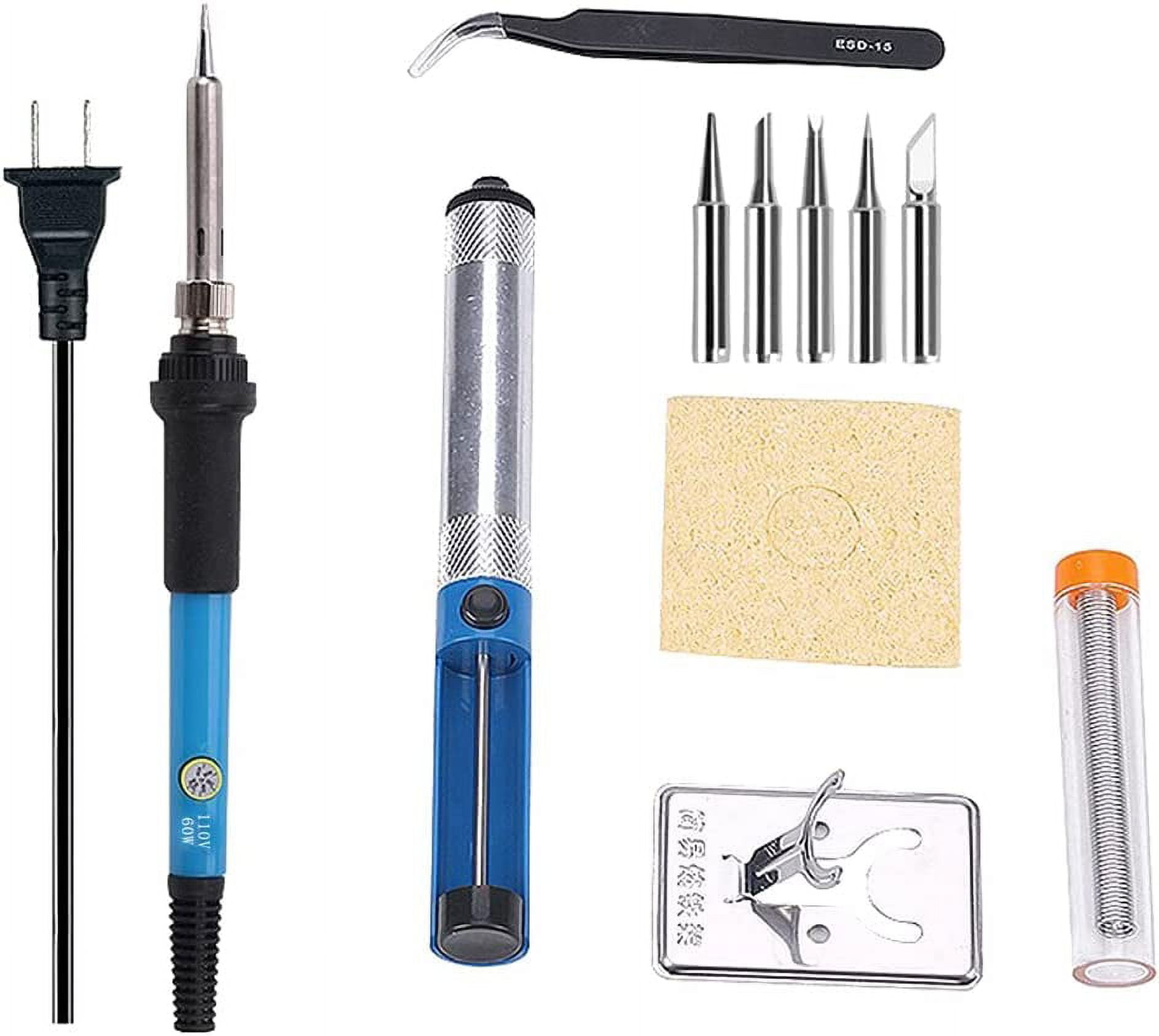 Treedix Soldering Iron Kit Electronics Full Set 60W 110V Soldering ...