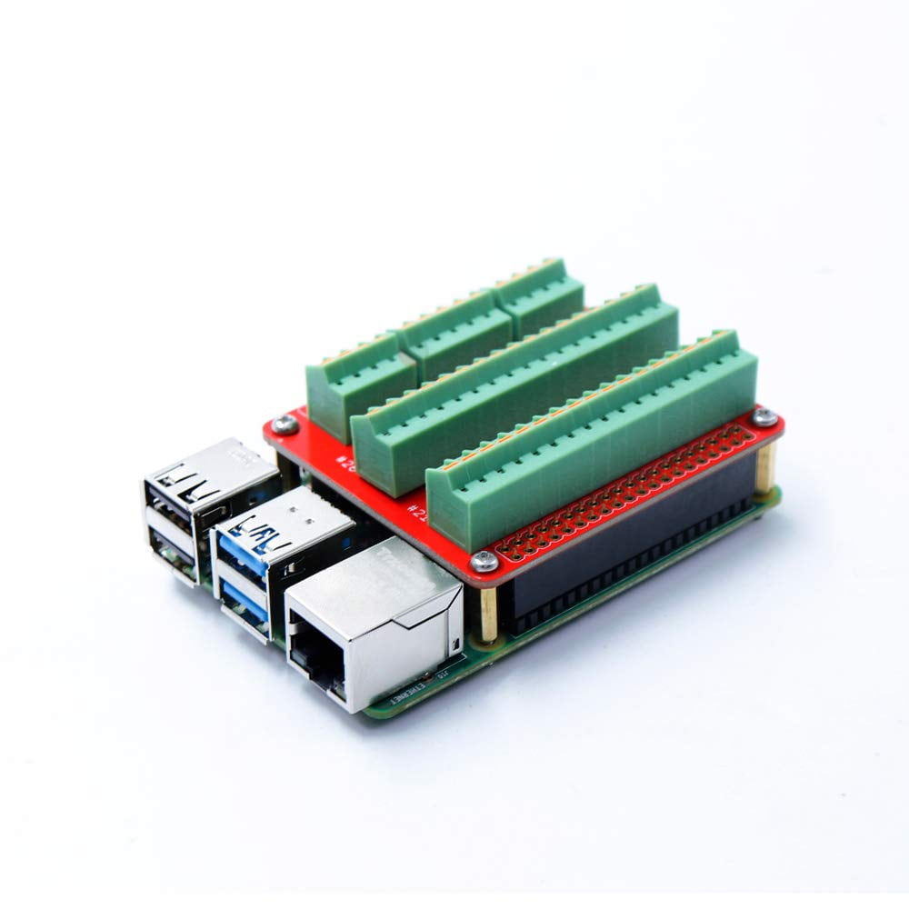 Treedix Spring Terminal Block Breakout Board RPi GPIO Expansion Solderless Board Compatible with ...