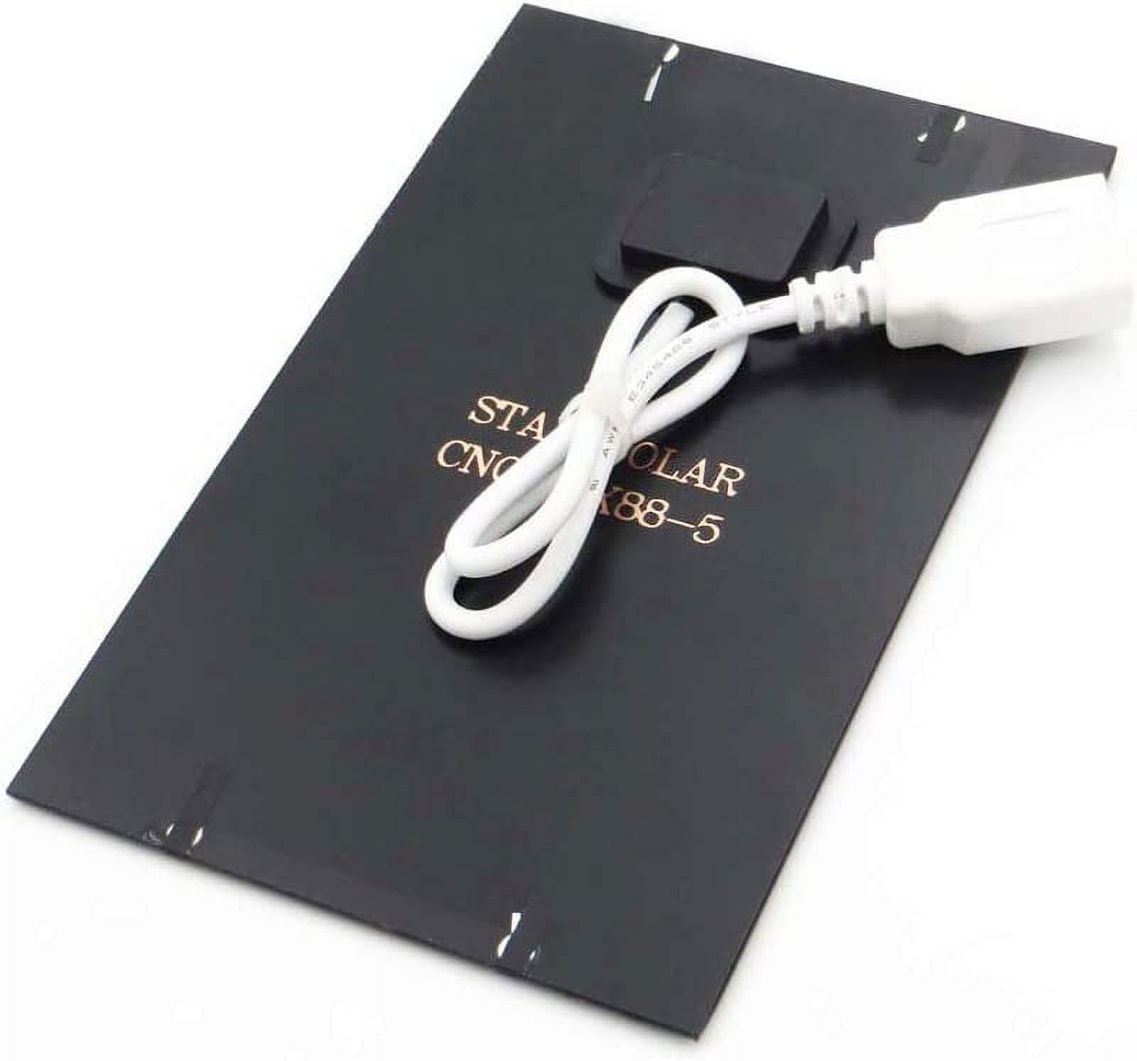 Treedix USB Attached Polysilicon Solar Panel Glue Solar Cell Battery ...