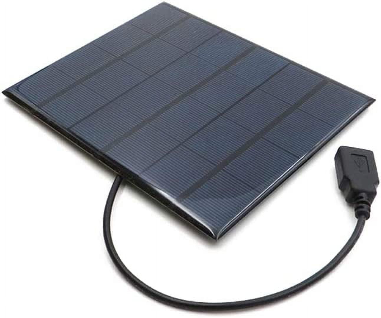 Treedix USB Attached Polysilicon Solar Panel Glue Solar Cell Battery ...