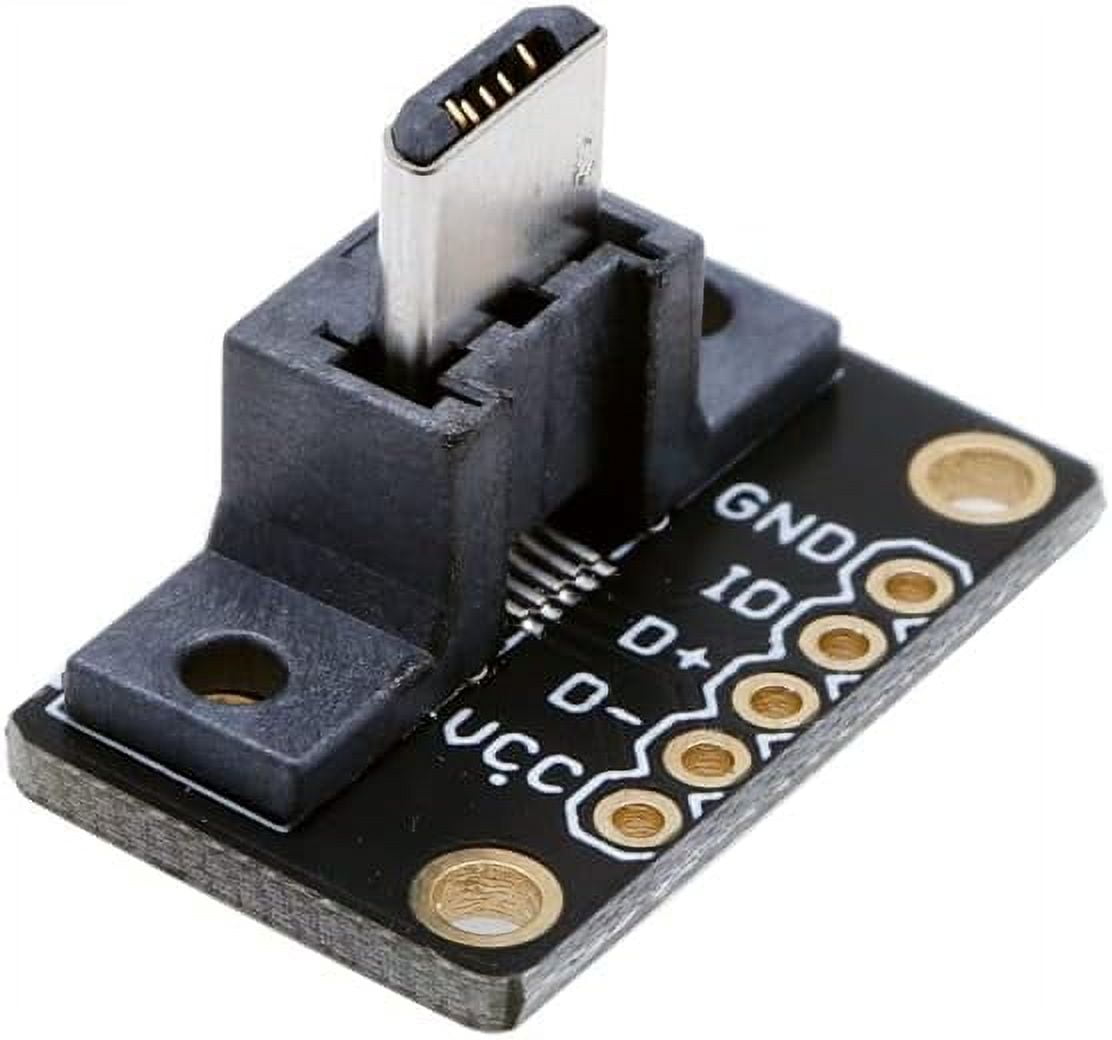 Treedix USB MicroB Plug Breakout Board Type B 5pin Male Connector ...
