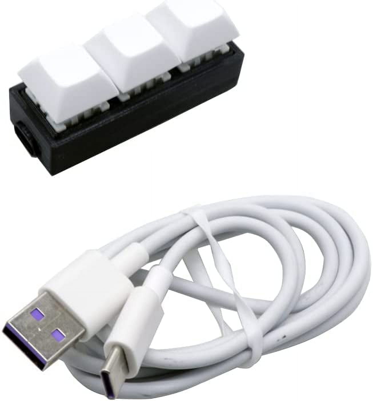 Treedix USB Mini 3-Key Keypad Mechanical Gaming Keyboard Programming ...