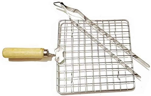 TreegoArt Kitchen Expert Stainless Steel Square Papad Jhali/Steel Wire ...