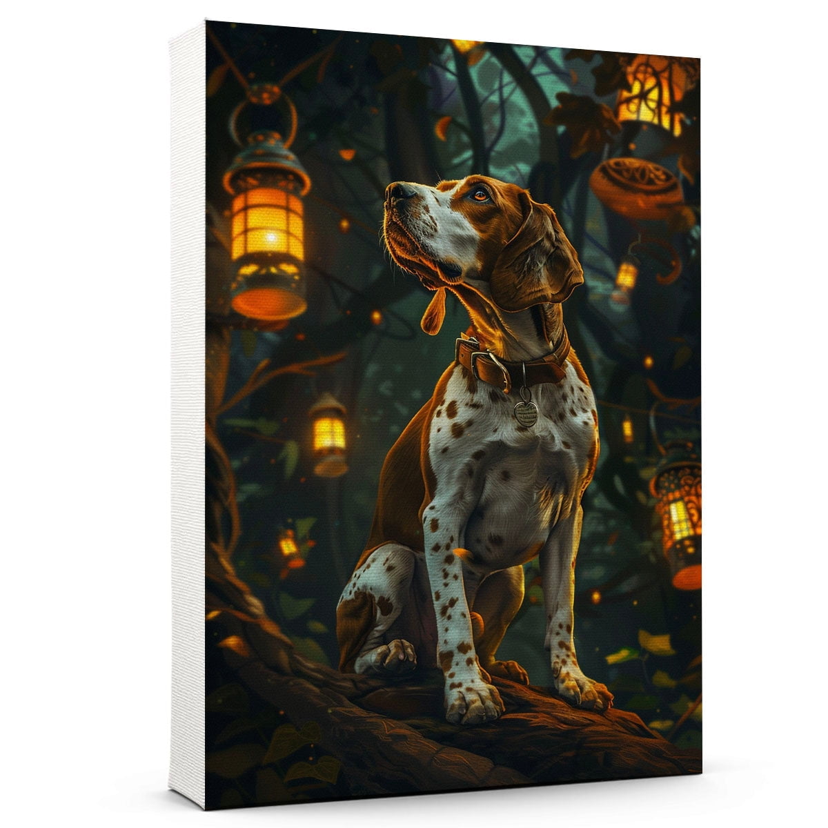 Treeing Walker Coonhound Dog Picture Fantastic Poster Unframe, Treeing ...