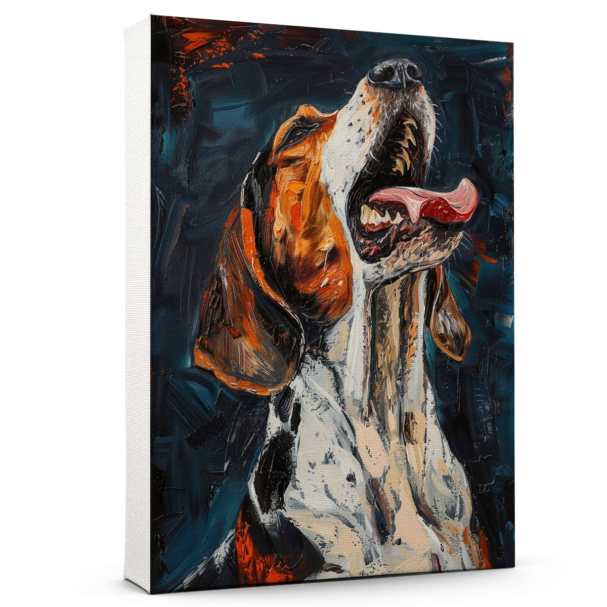 Treeing Walker Coonhound Scream Funny Dog Poster Unframe, Treeing ...
