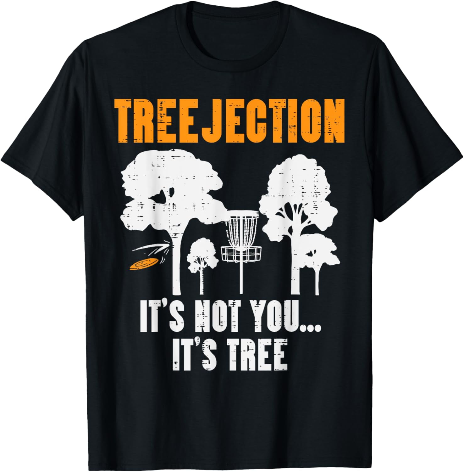 Treejection Disc Golf Funny Frisbee Golfing Sport Golfer T-Shirt - Walmart.com