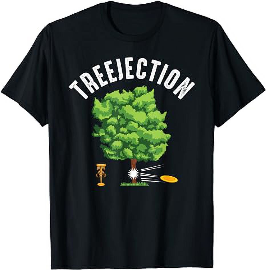 Treejection Disc Golf Funny Tree Frisbee Golf Disc Sport T-Shirt - Walmart.com