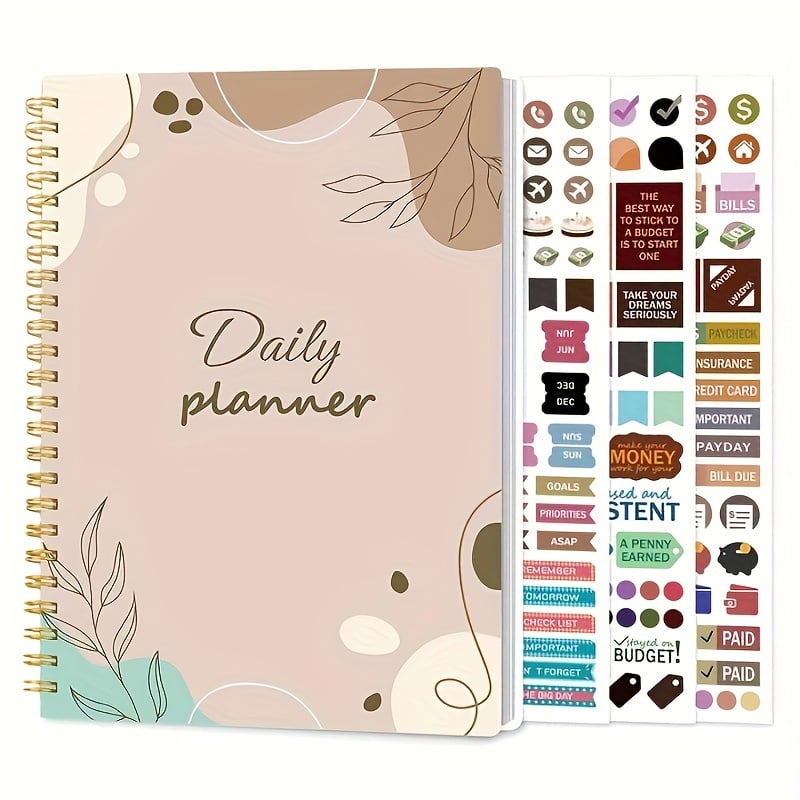 Trees Adult Daily Planner Pad with 52 Sheets, 8"x5.5", Undated To-Do ...