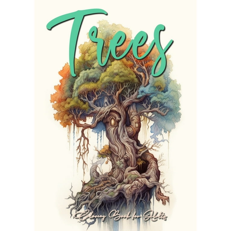 coloring book trees