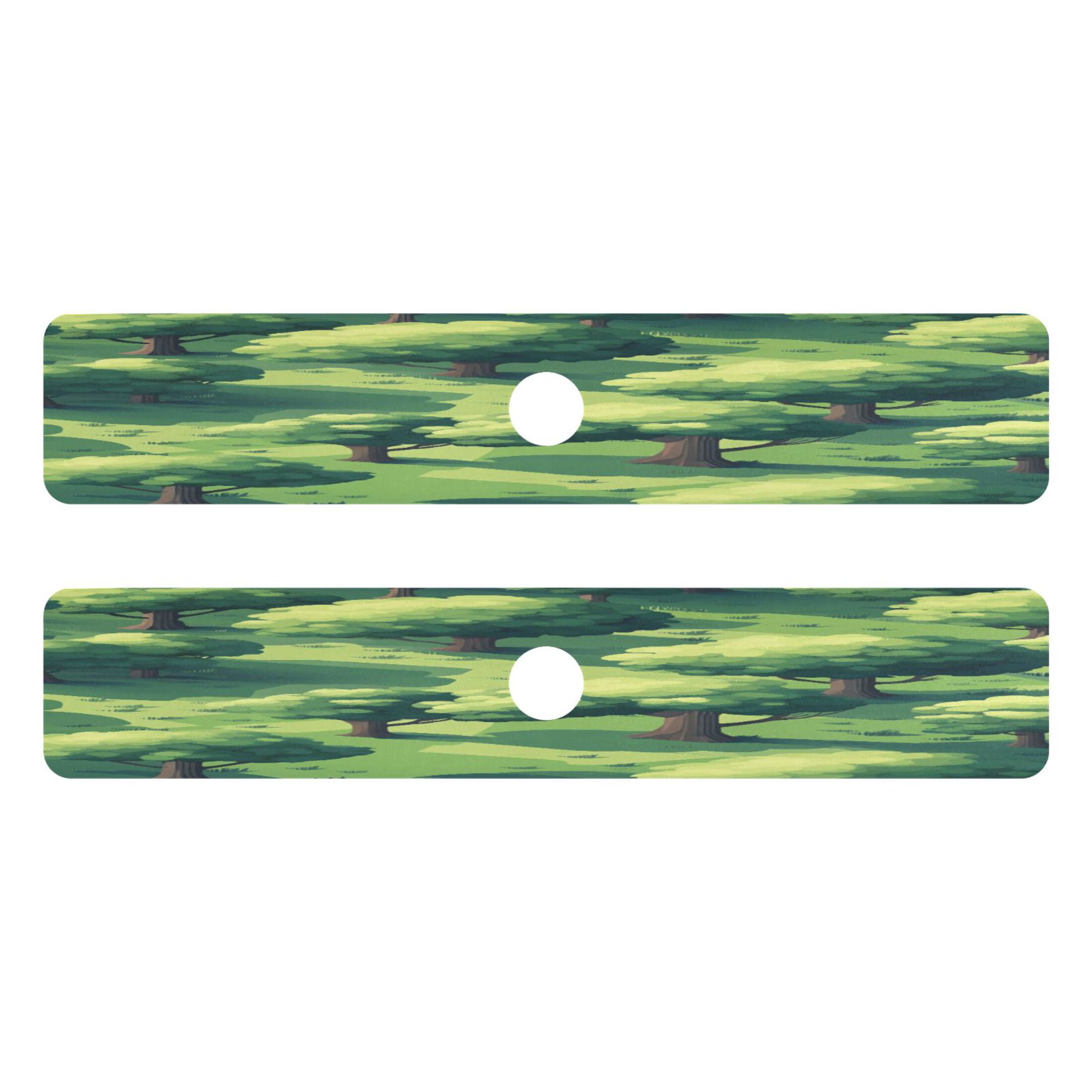 Trees Extra Long Silicone Algae Sink Mat 30x5.4in 2 Pack Waterproof Pad ...