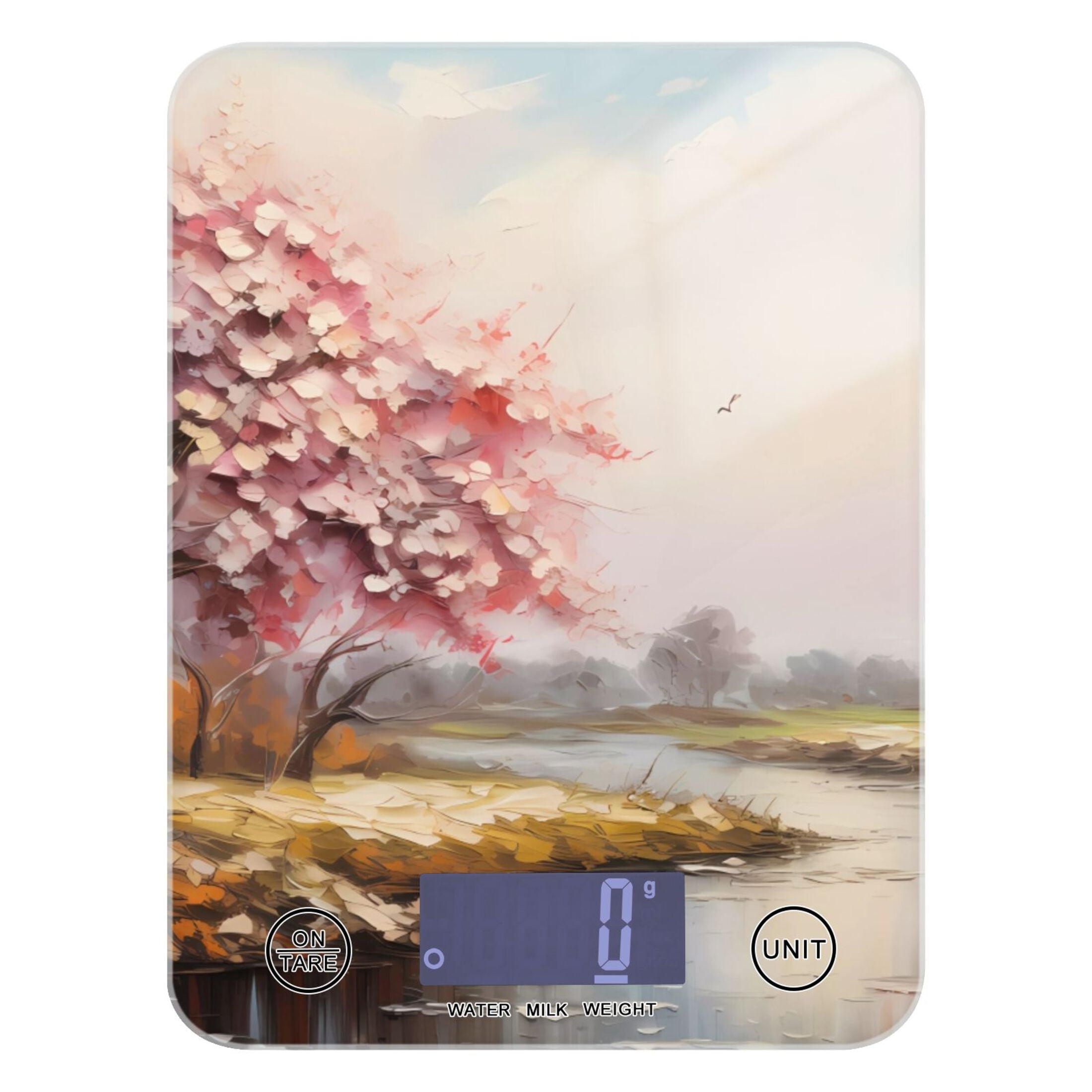 Trees Pink Kitchen Scale Digital Food Scales Grams and Oz Weight for ...