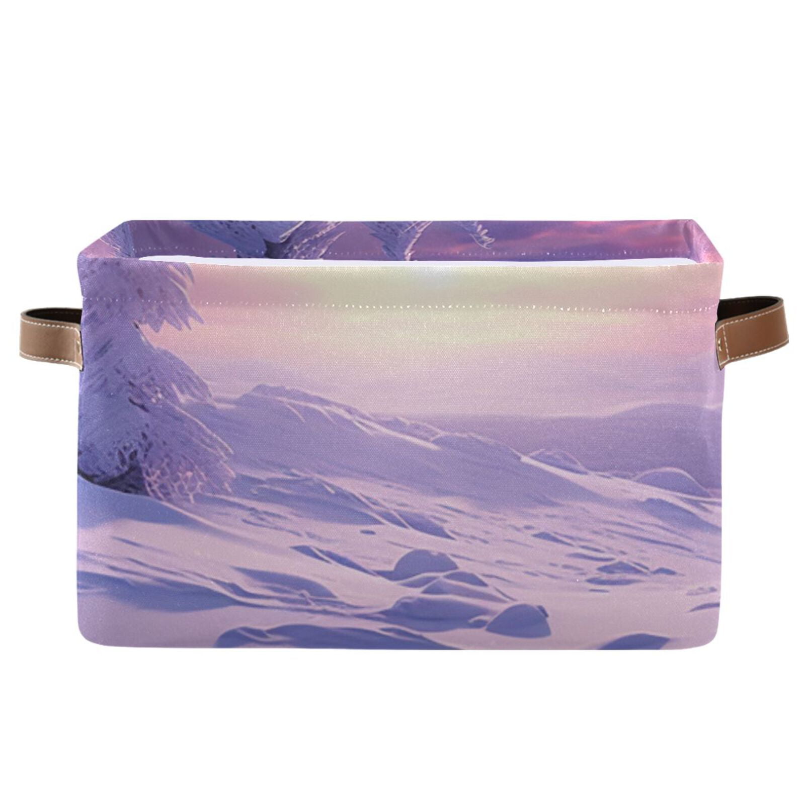 Trees and Snow Storage Bins Baskets With Handles Storage Box Clothes ...