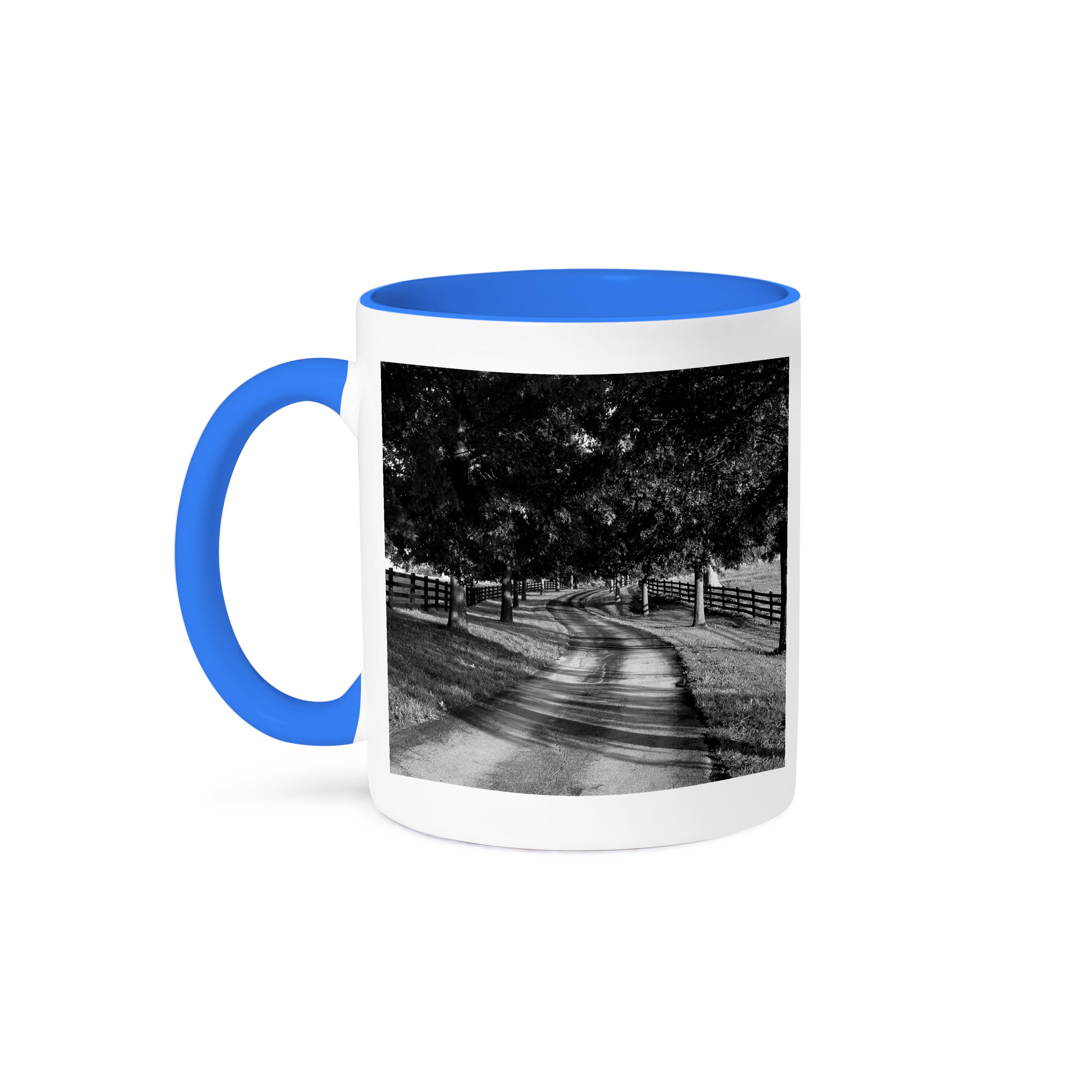 3dRose, Trees and country lane, Bluegrass area, Kentucky, USA - US18 ...