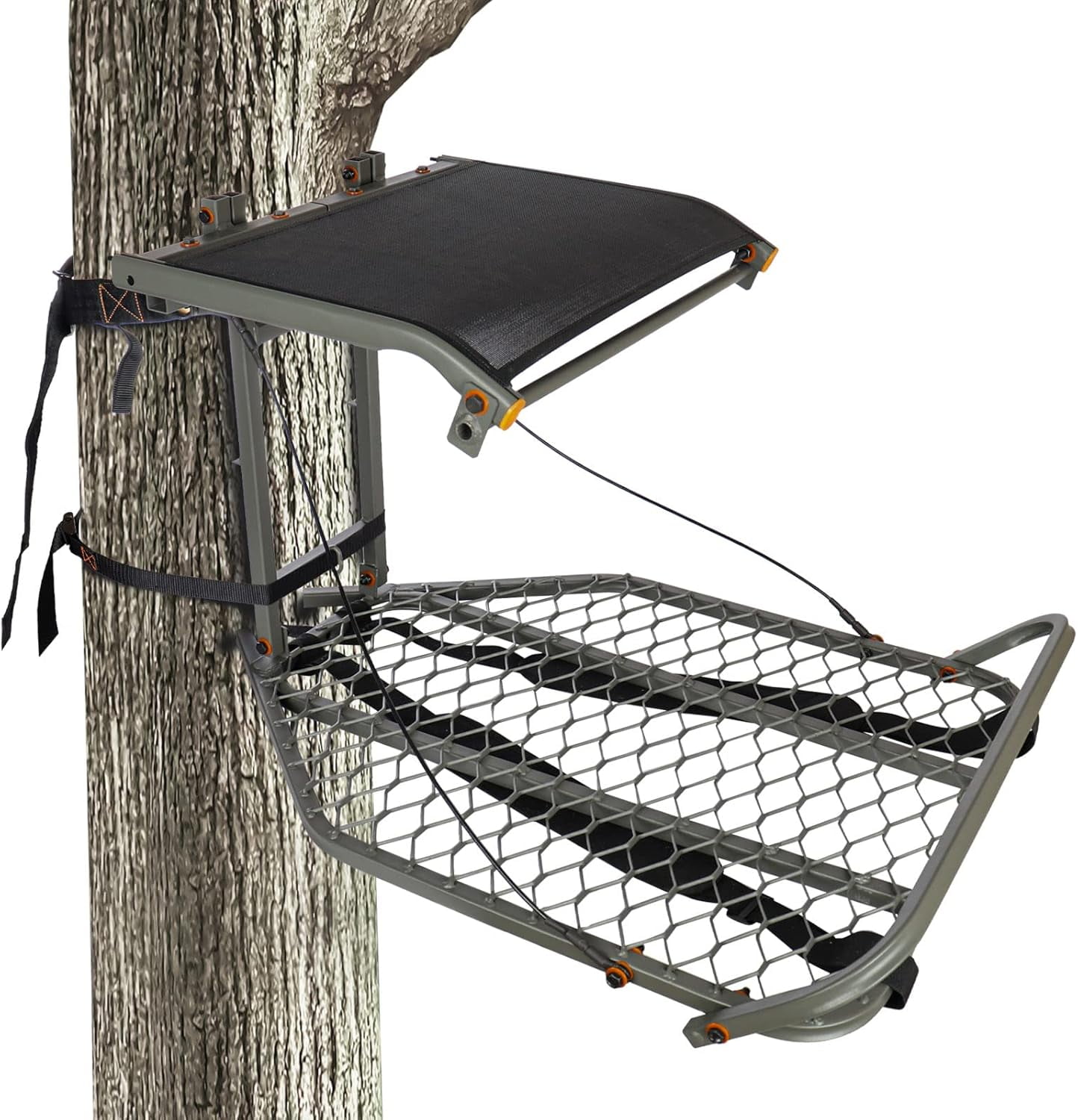 Treestands Medium Mesh Hang-on Treestand | Single-Person Hunting ...