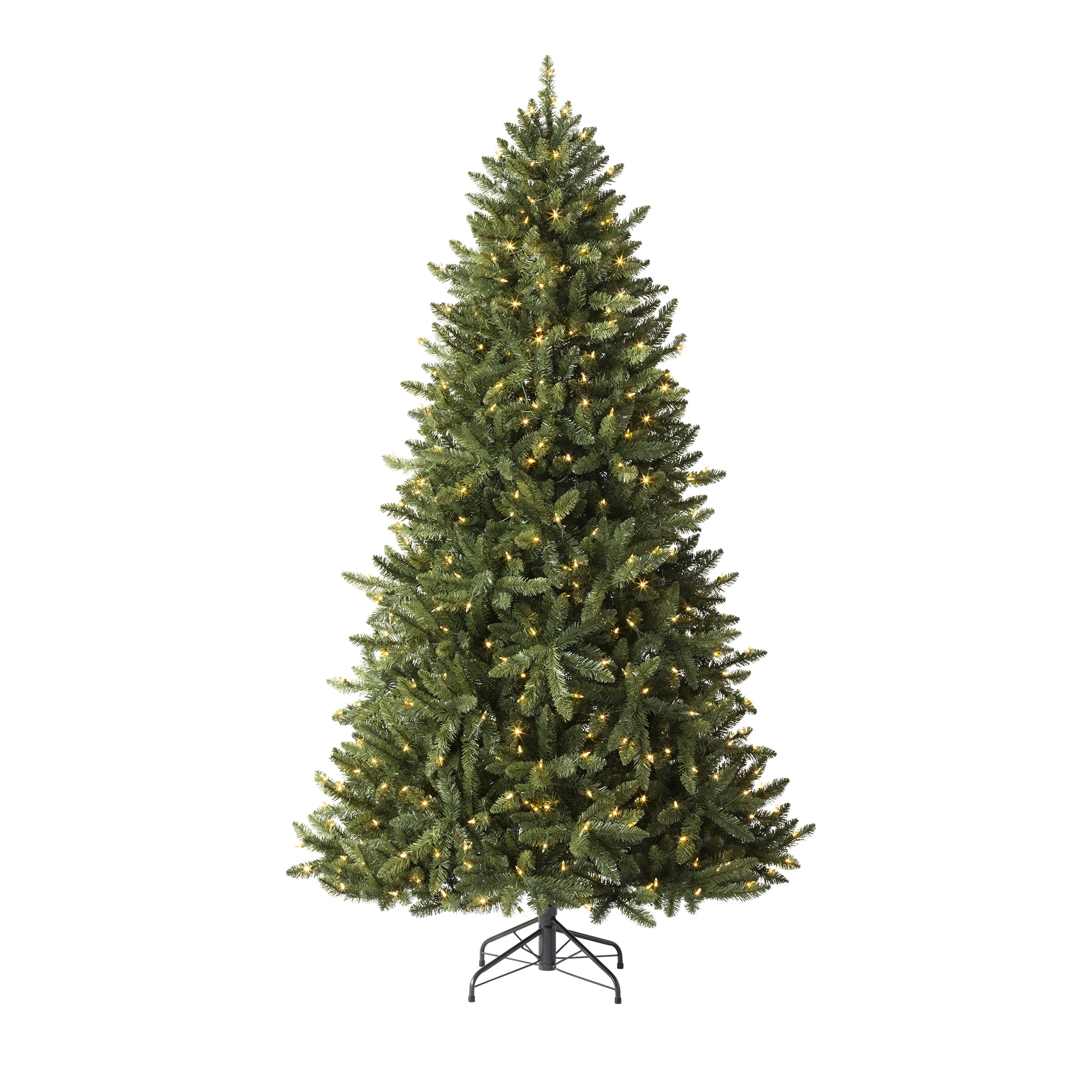Treetopia 8ft Pre-lit Heritage Balsam Spruce Artificial Christmas Tree ...