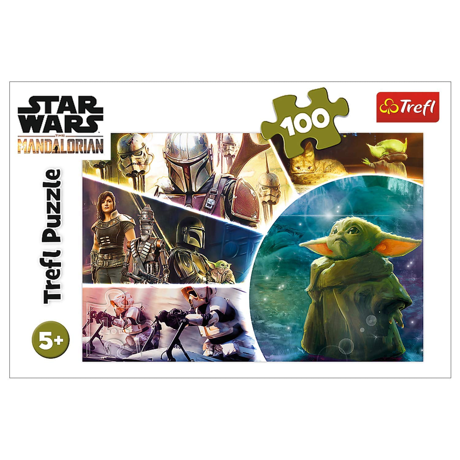 Trefl 16413 Baby Yoda, MSF2 Star Wars 100 Pieces, for Children Aged 5 ...