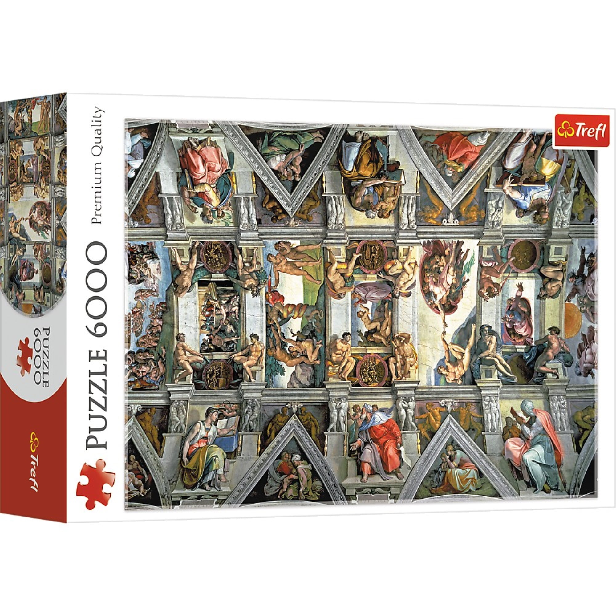 Trefl 6000 Piece Jigsaw Puzzle, Sistine Chapel Ceiling - Walmart.com