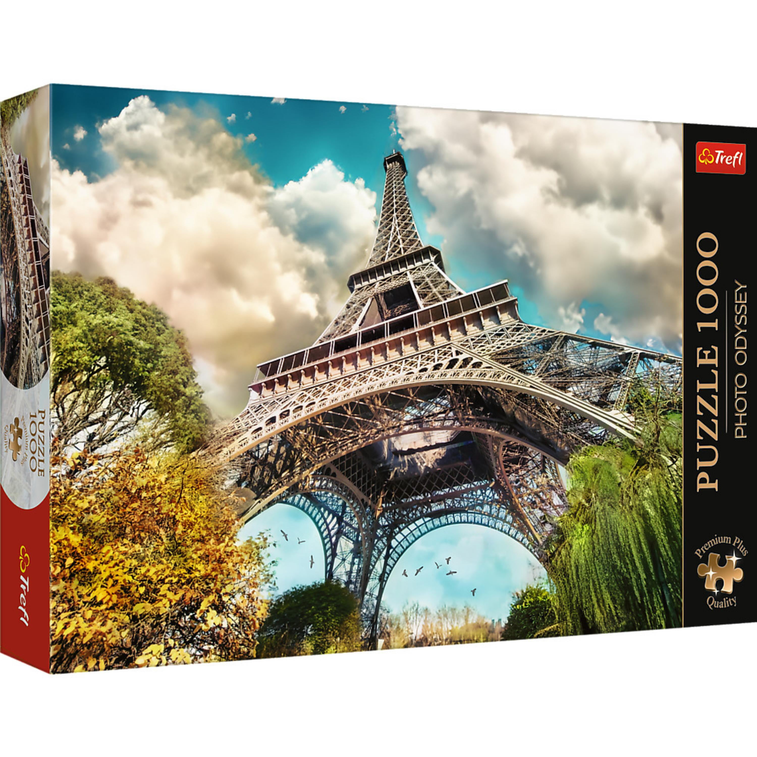 Trefl Premium Plus 1000 Piece Puzzle - Eiffel Tower in Paris, France ...