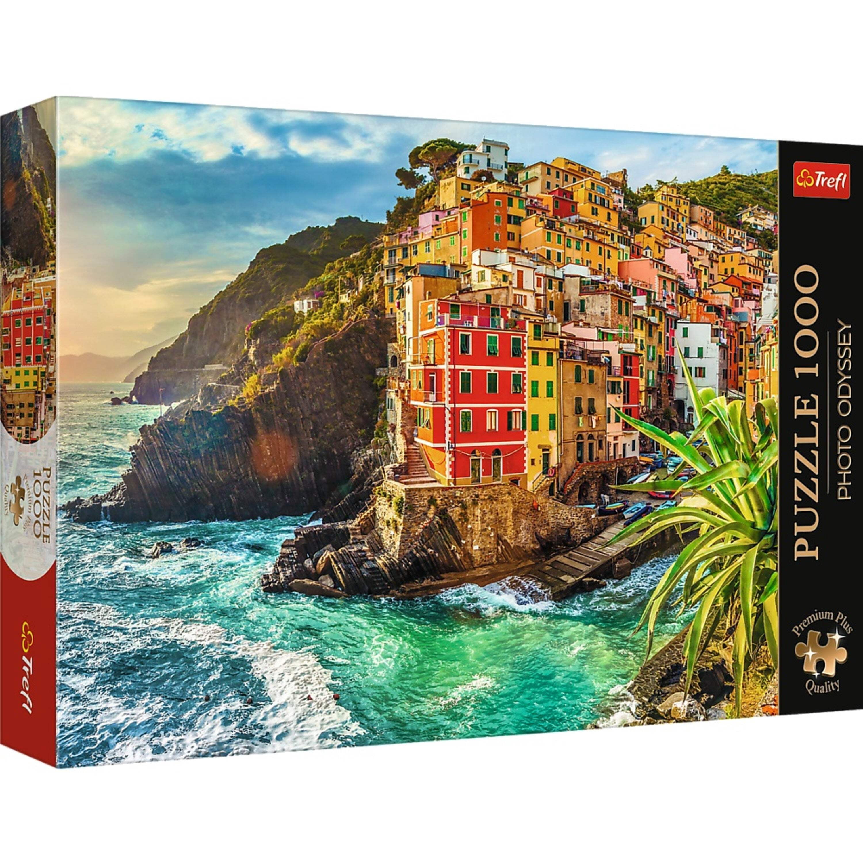 Trefl Premium Plus 1000 Piece Puzzle - Town of Riomaggiore, Italy ...