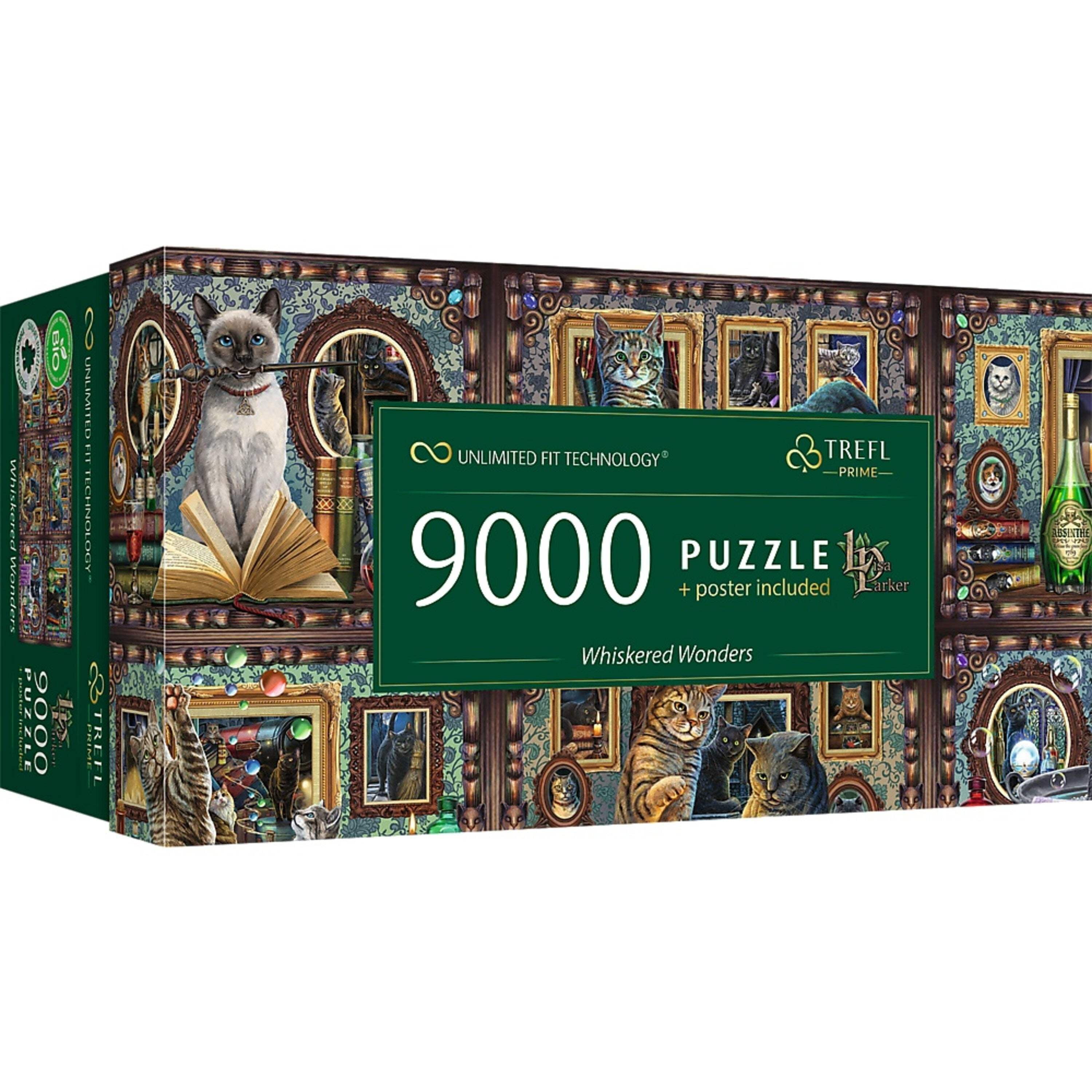 Trefl Prime 9000 Piece Puzzle - Lisa Parker - Whiskered Wonders ...