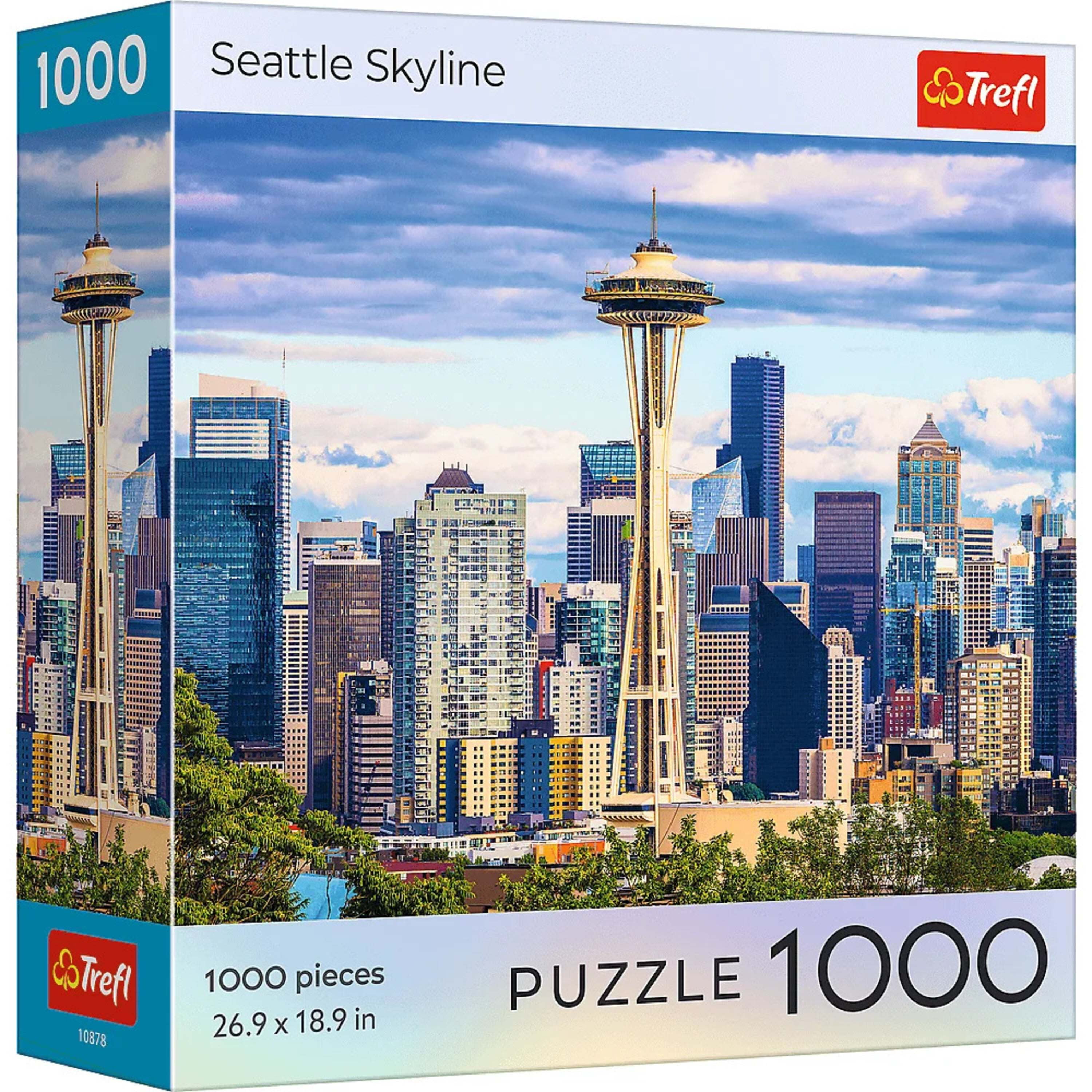 Trefl Red 1000 Piece Puzzle - Seattle Skyline - Walmart.com