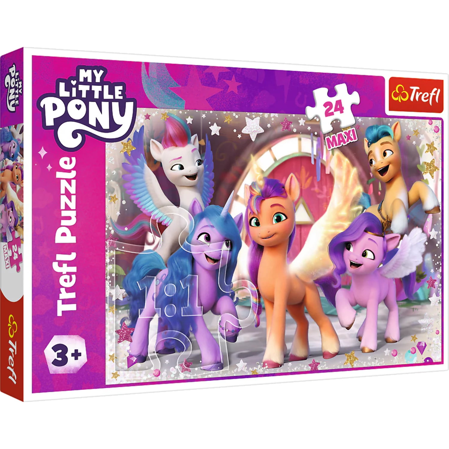 Trefl Red 24 Piece Maxi Puzzle - My Little Pony - A Happy Day of Ponies ...