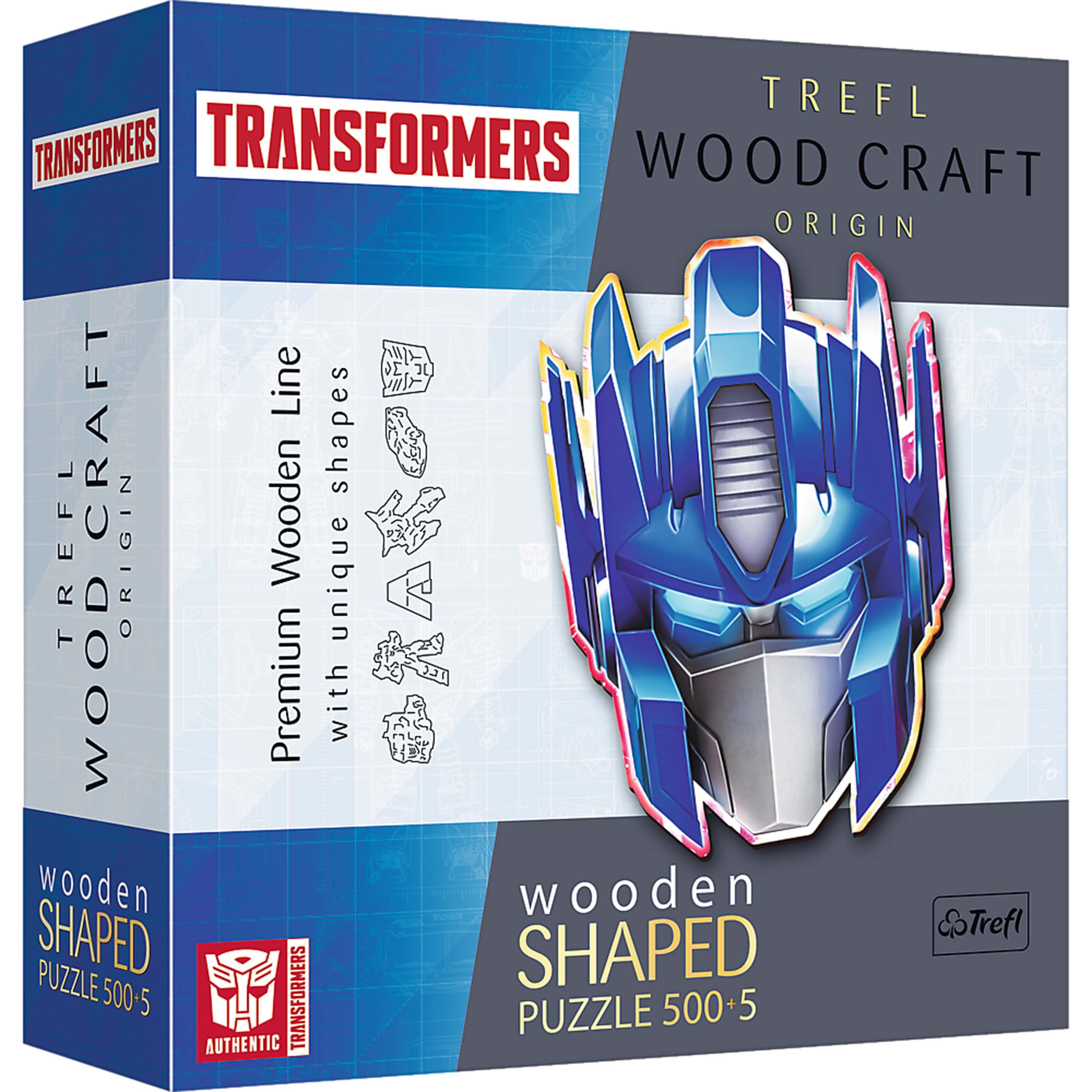 Trefl Wood Craft 500 +5 Piece Wooden Puzzle - Transformers - Walmart.com