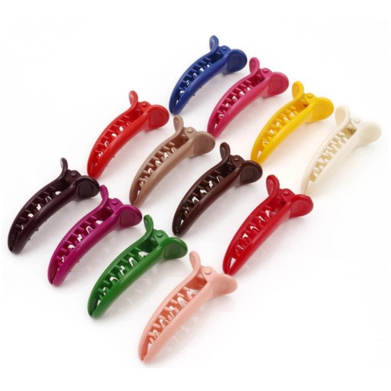 TregoArt Hair Accessories Multicolor Banana Mirchi Shape Hair Clutcher ...