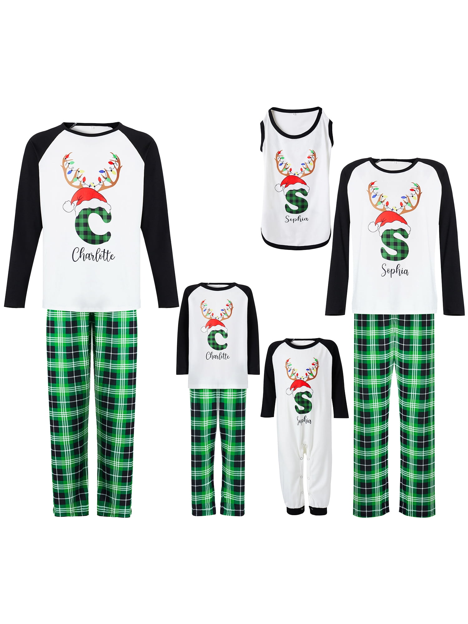 Tregren Christmas Pajamas for Family 2023 Family Matching Outfits Xmas ...