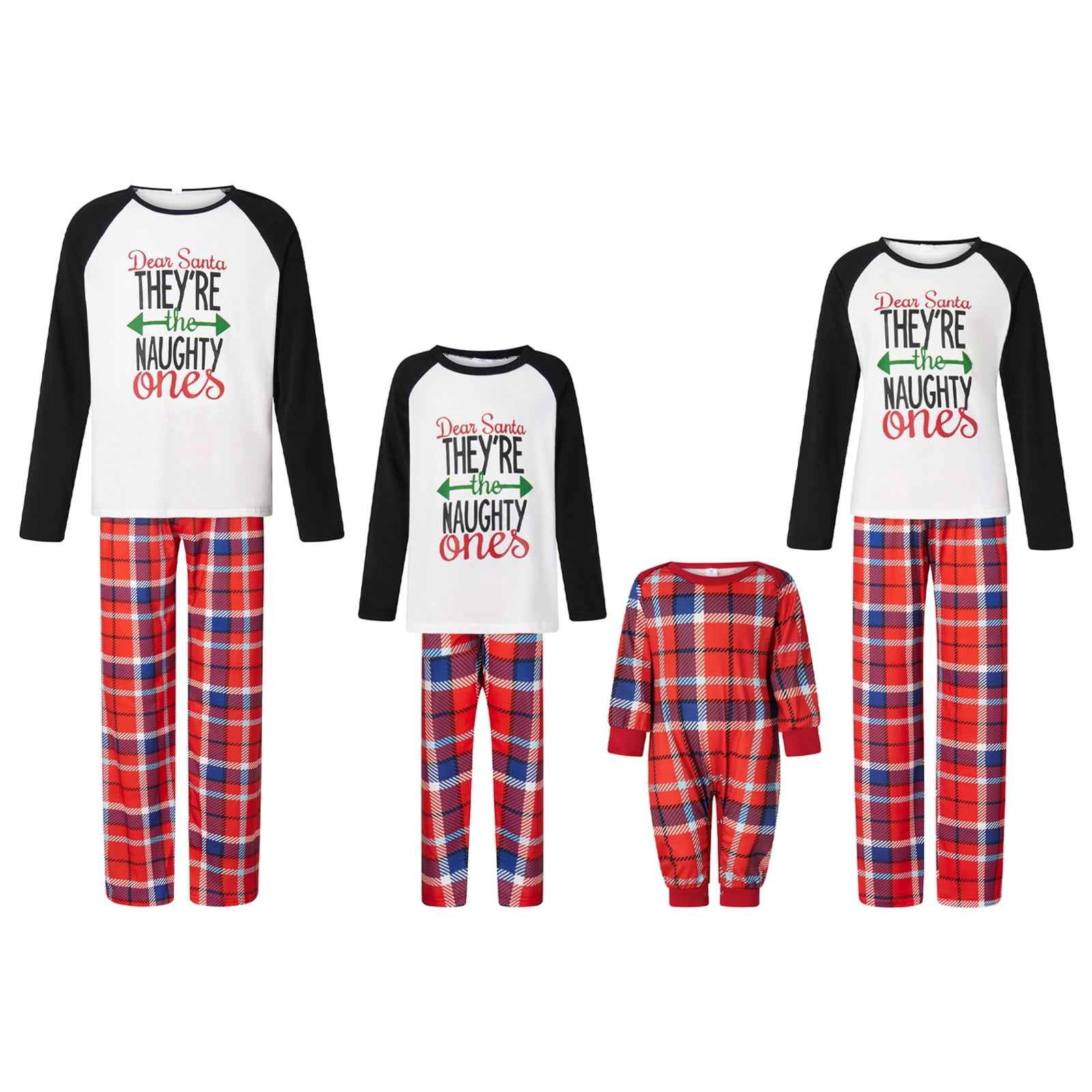 Tregren Christmas Pajamas for Family Matching Xmas Christmas Pjs Set ...