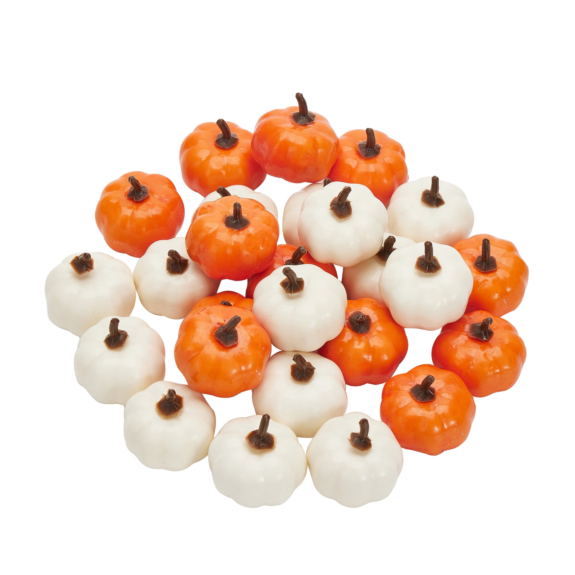 Tregren Halloween Decorations Foam Artificial Pumpkins Bulk Fall ...