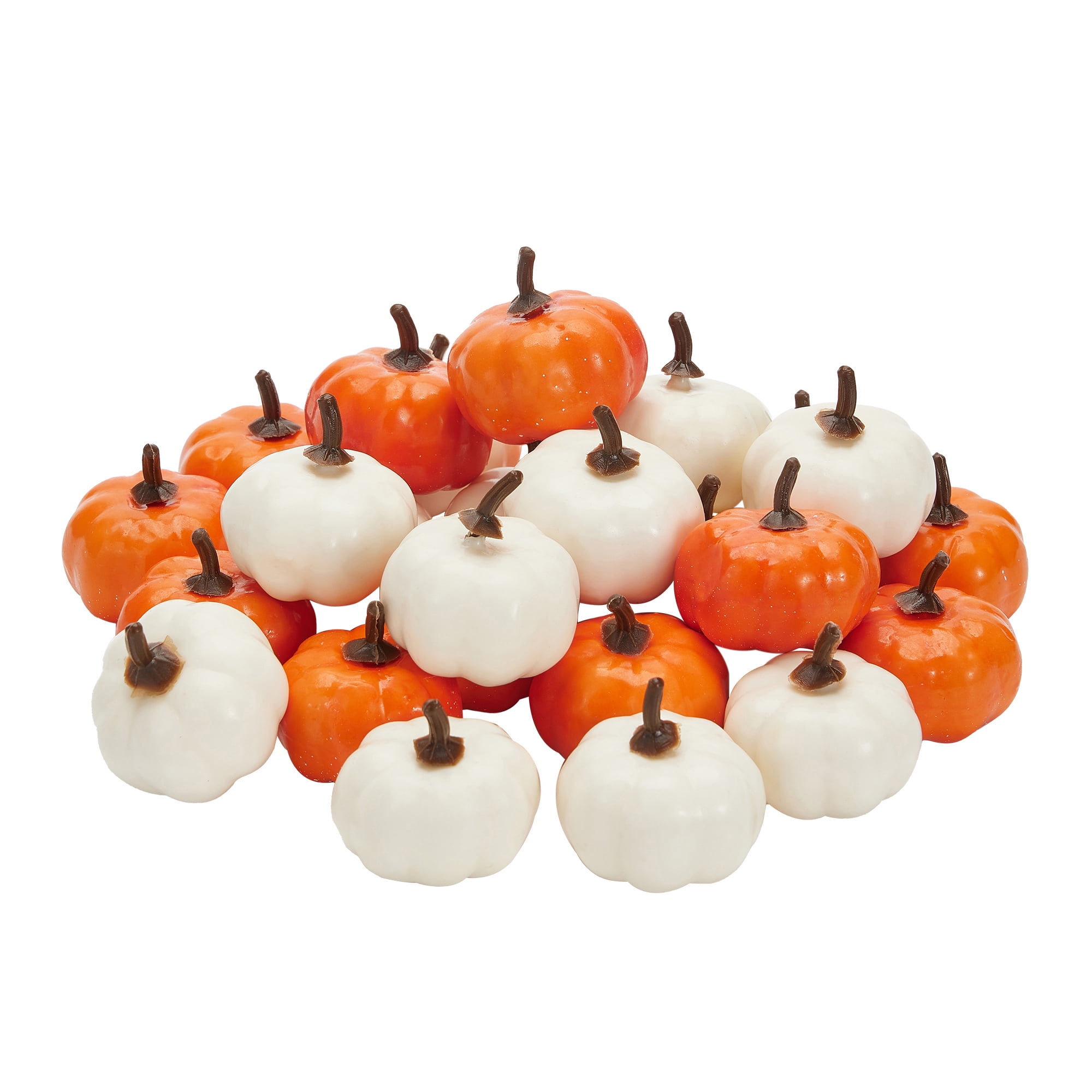 Tregren Halloween Decorations Foam Artificial Pumpkins Bulk Fall ...
