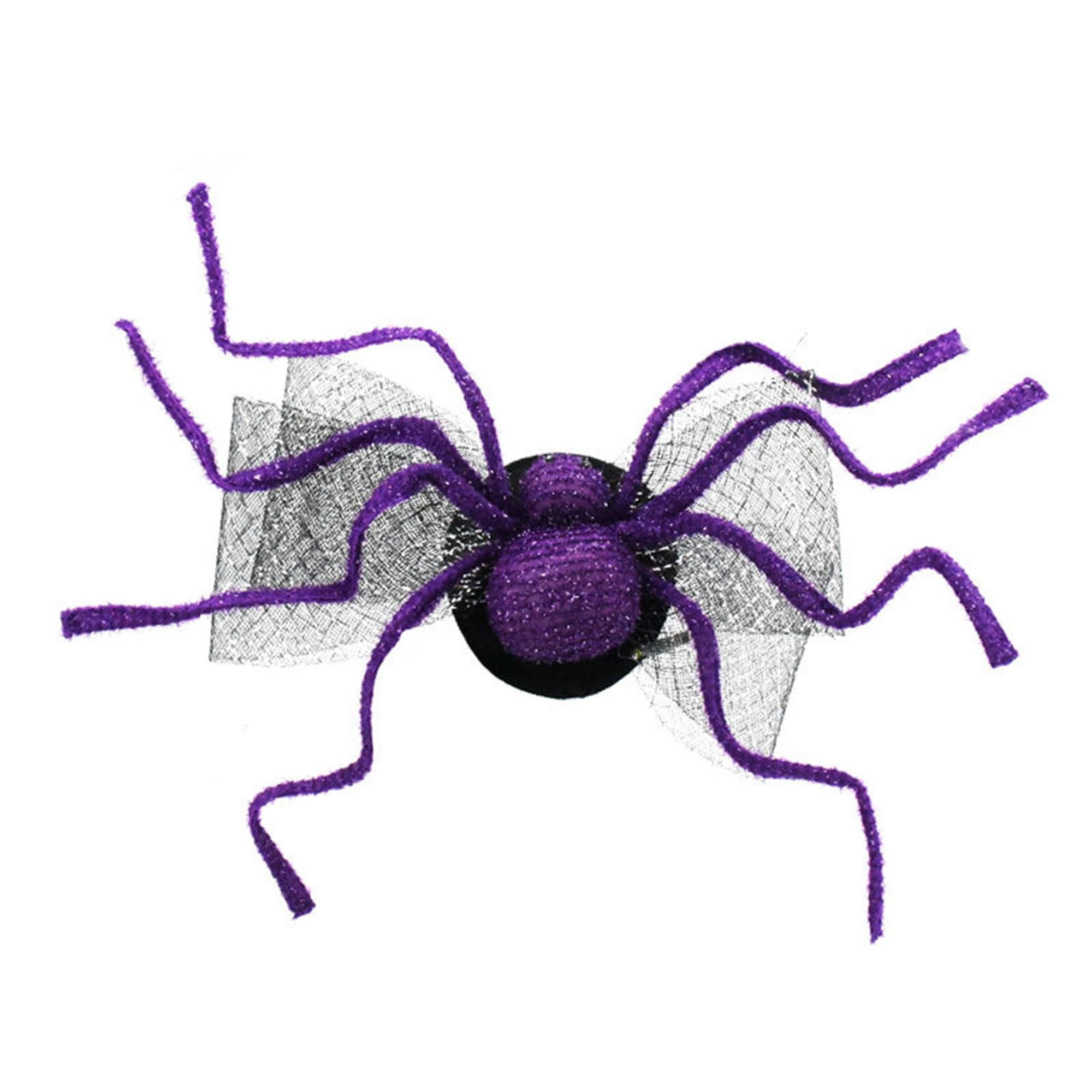 Tregren Halloween Spider Hair Clips for Women Girls Gothic Spider Clips ...