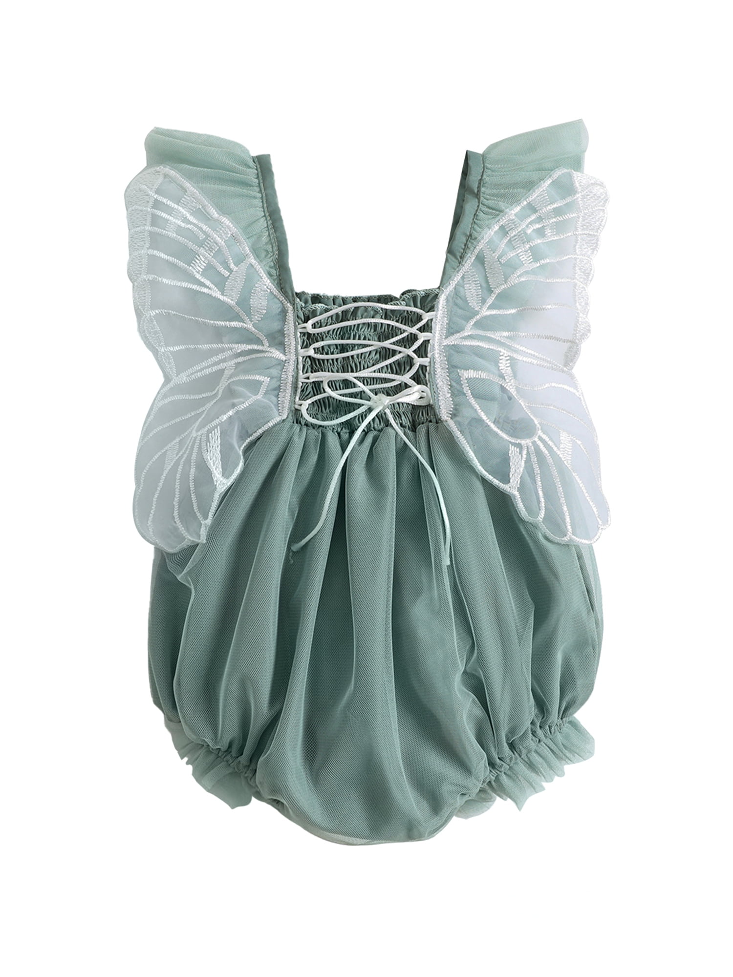 Tregren Infant Baby Girl Summer Clothing Outfits Fly Sleeve Romper ...