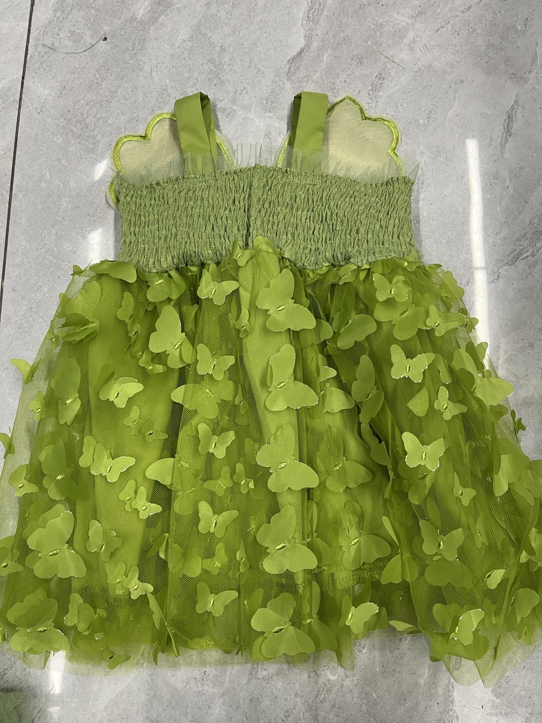 Tregren Toddler Baby Girl Butterfly Wings Dress Kids Girls Tulle ...
