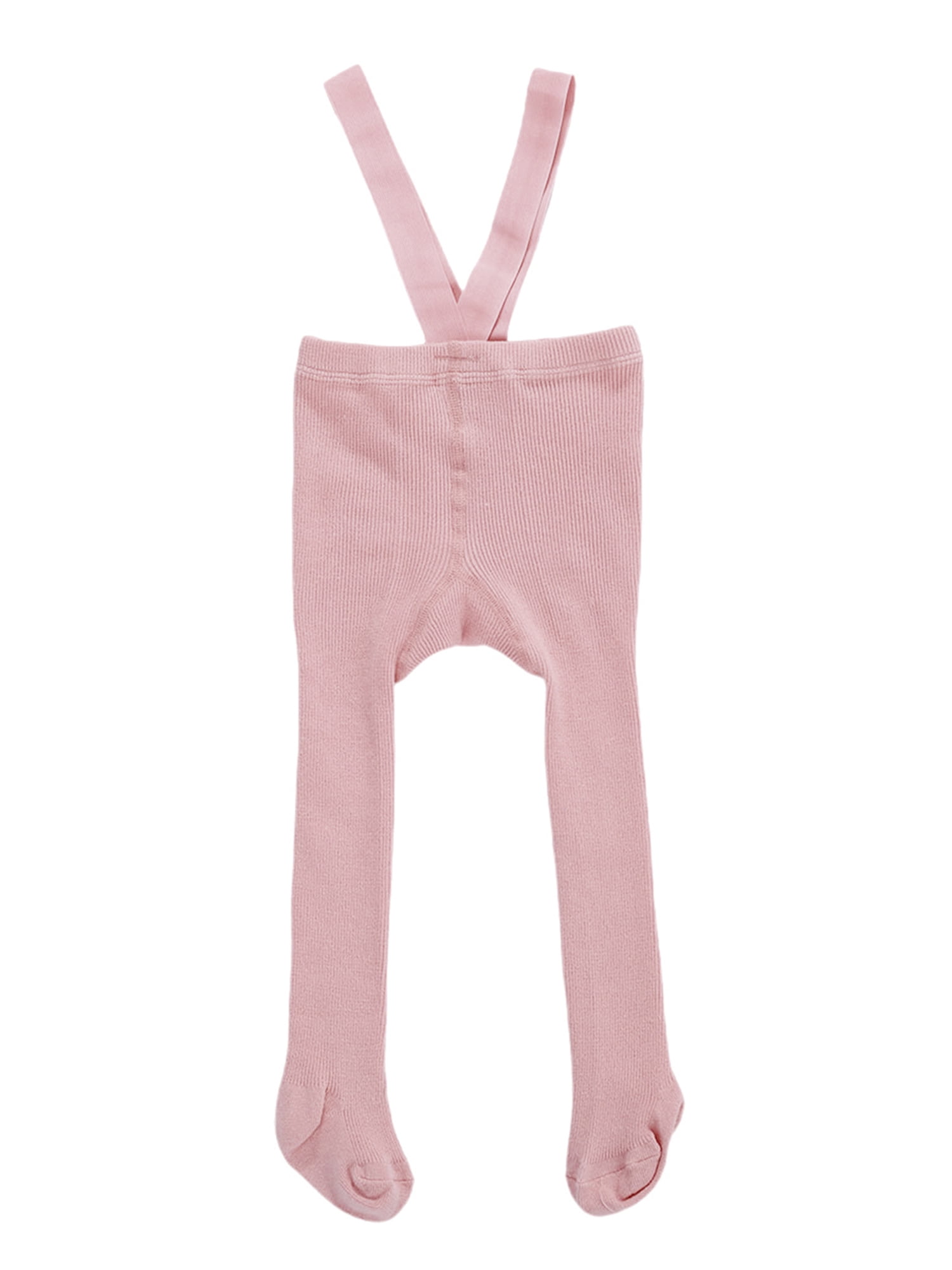 Tregren Toddler Baby Girl Cable Knit Tights Pantyhose Suspender Overall ...