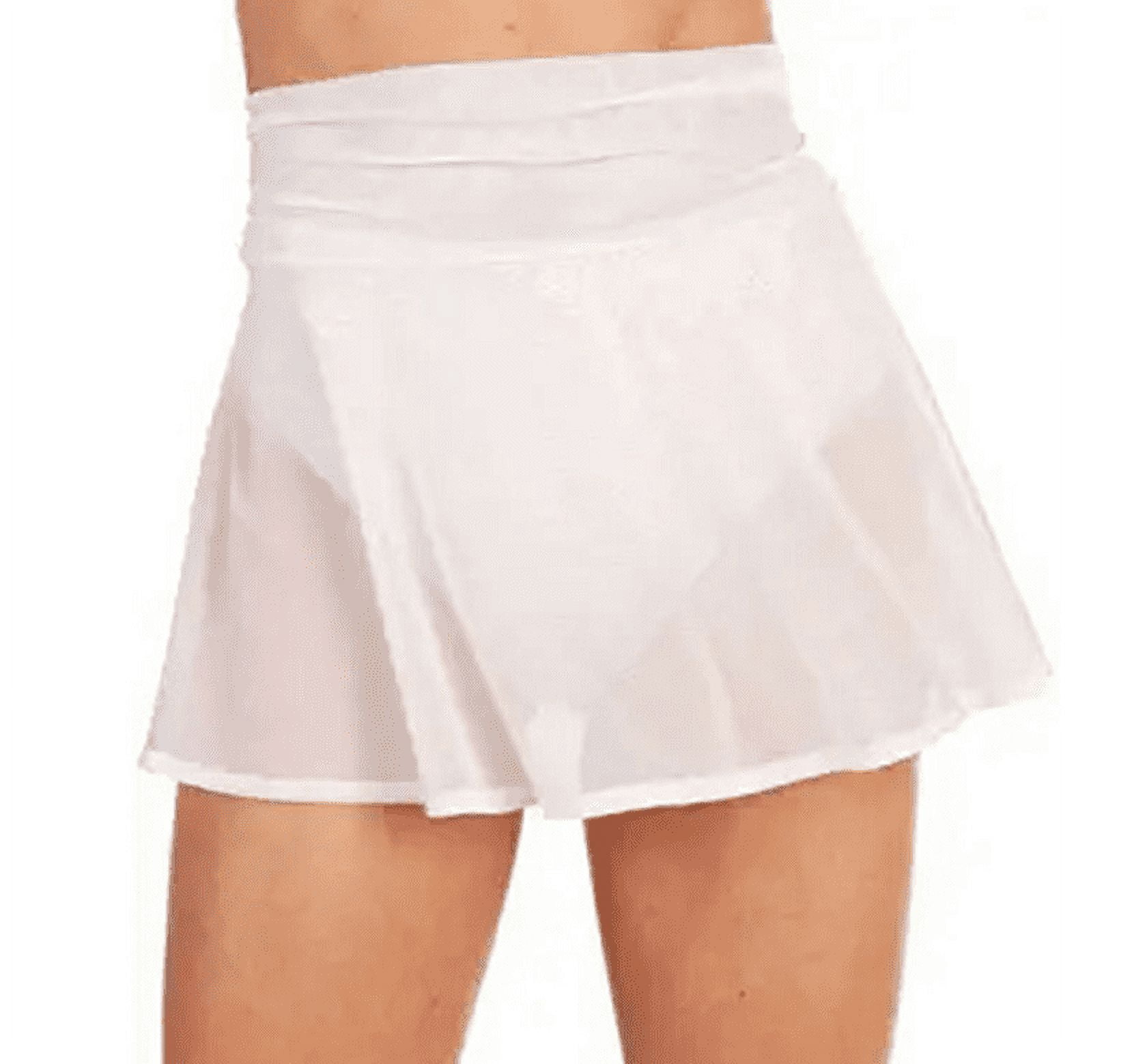Tregren Women Mesh Mini Skirts High Waist See Through Beach Cover-ups ...