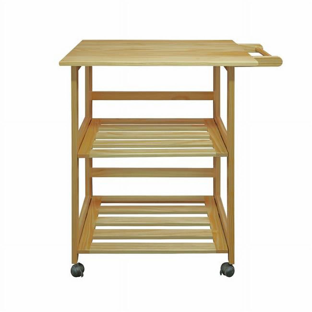 Trek Folding Kitchen Cart - Natural - Walmart.com
