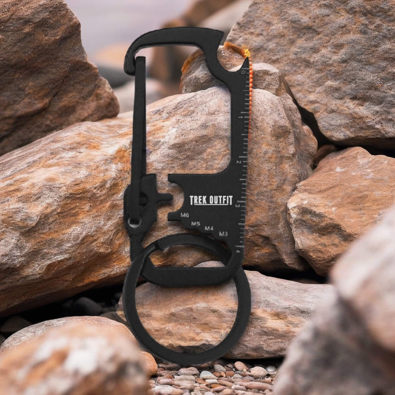 Trek Outfit EDC Multi-Tool Keychain: Hex Wrench Bottle Opener - Walmart.com