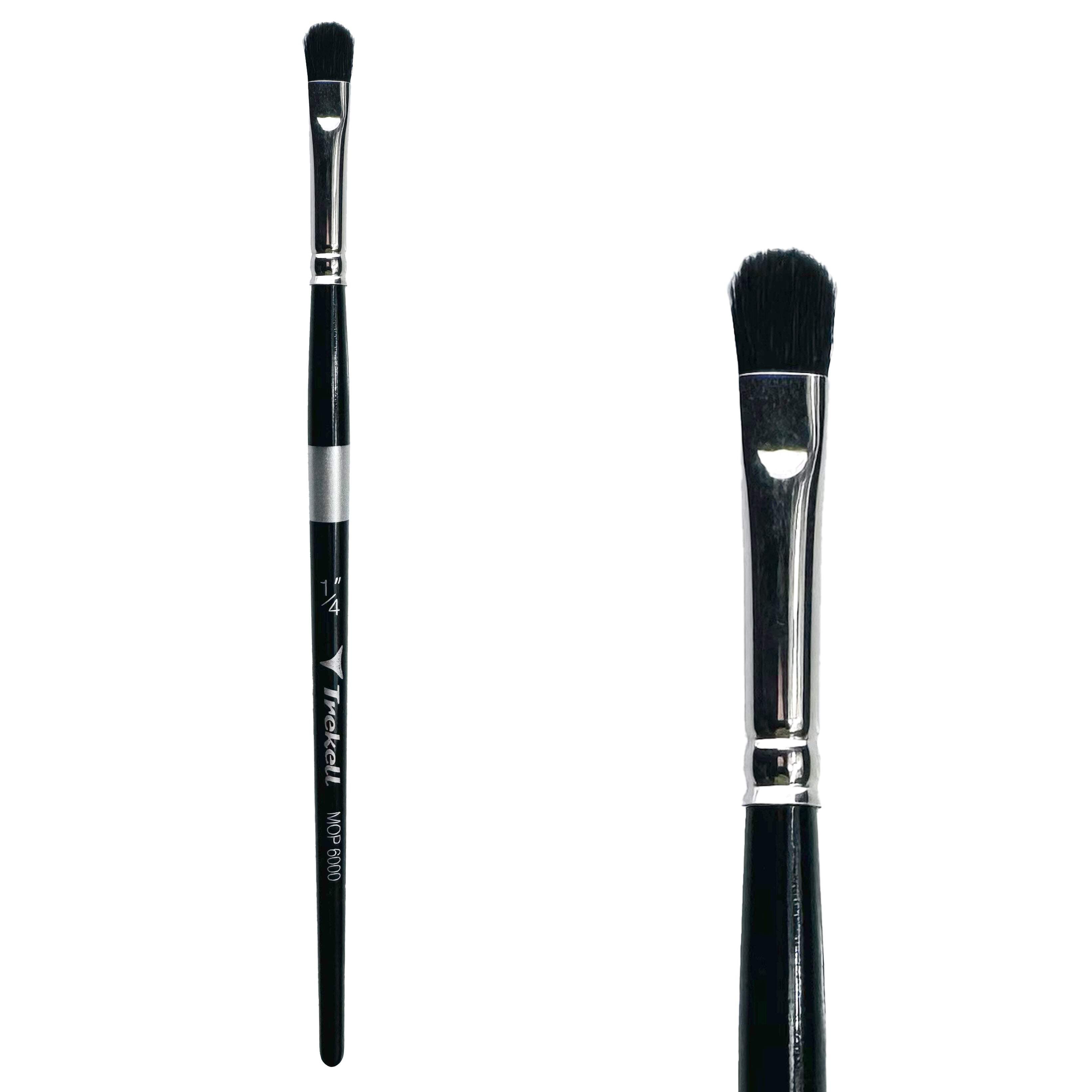Trekell Mop Short Handle Artist Brush - Size 1/4" Oval Mop - Walmart.com