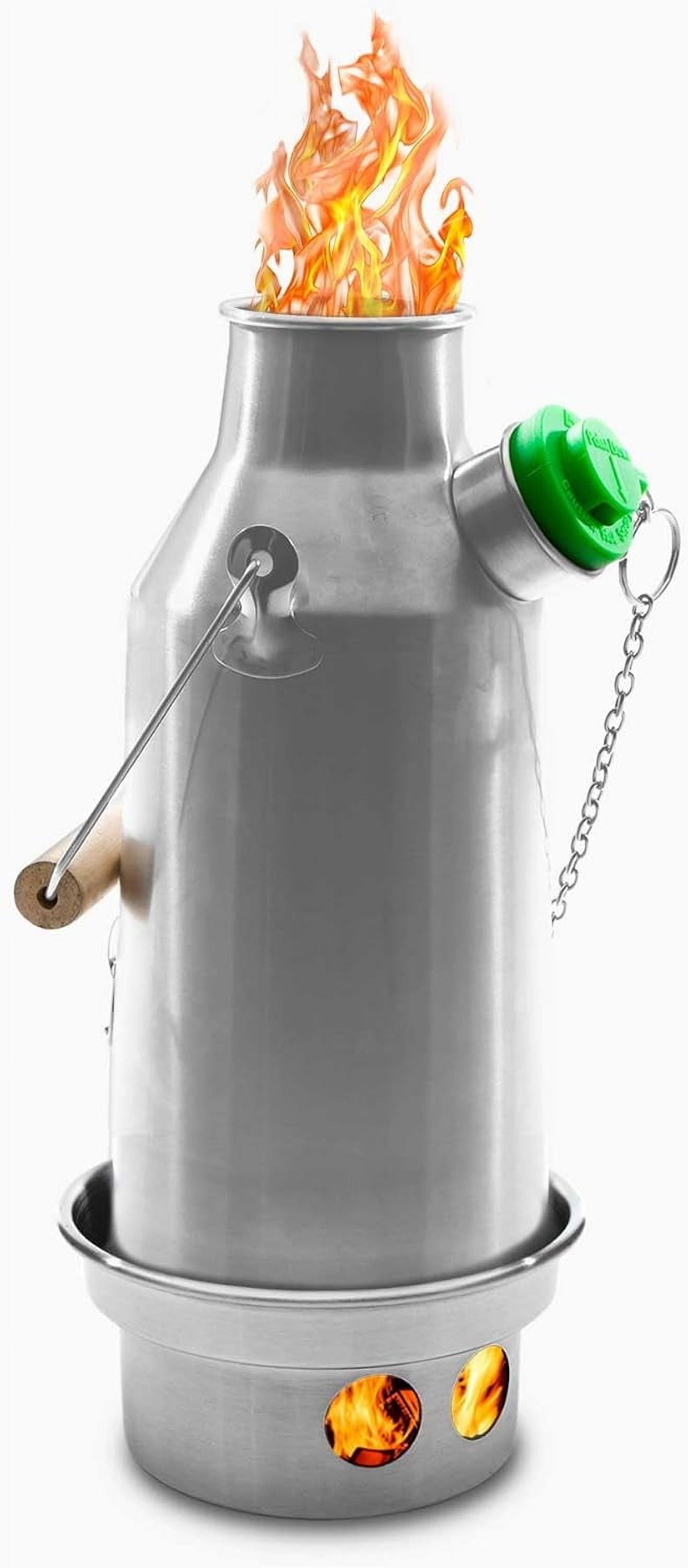 'Trekker' 0.6 liter Stainless Steel Kelly Kettle® | Boil Water | Cook ...