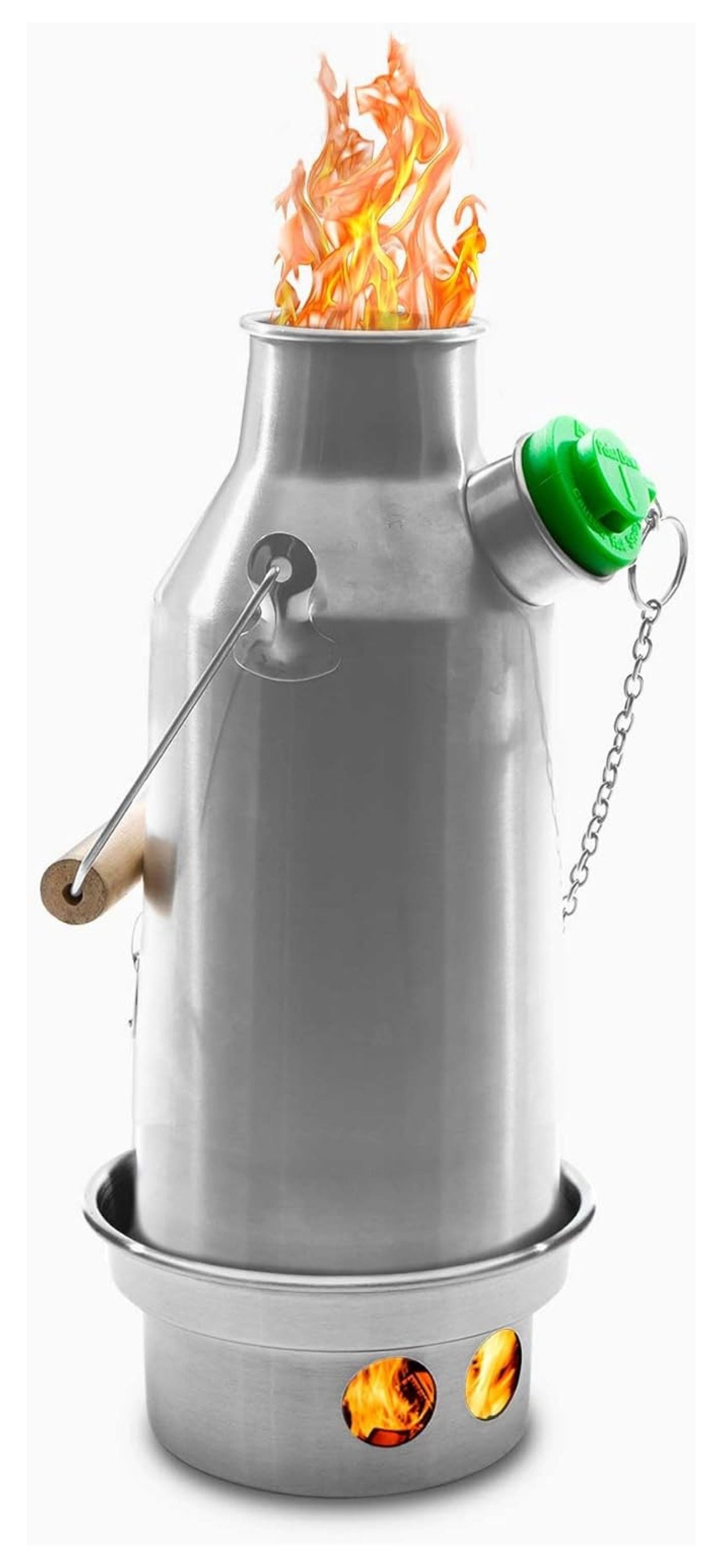 Trekker - Stainless Steel Camp Kettle - Best Camping Kettle Boils Water ...