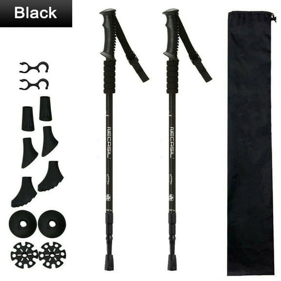 G2 Hiker Trekking Hiking Poles Telescopic/Aluminium Alloy/EVA Foam Grip ...