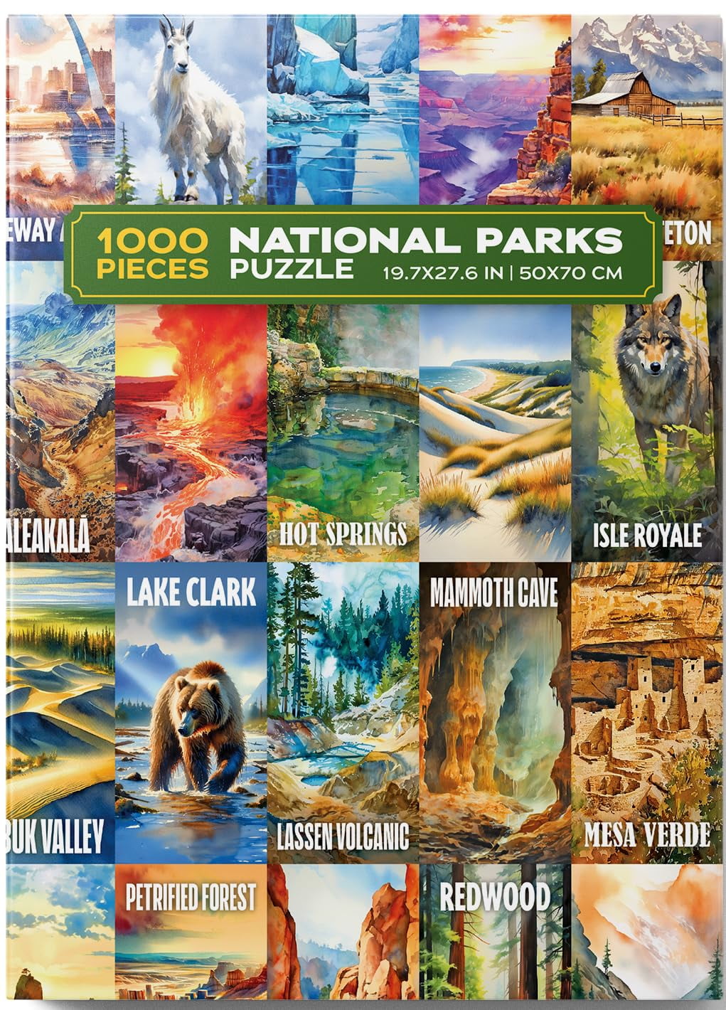 Trekking The National Parks MMF7 Puzzles for Adults 1000 Jigsaw Puzzle ...