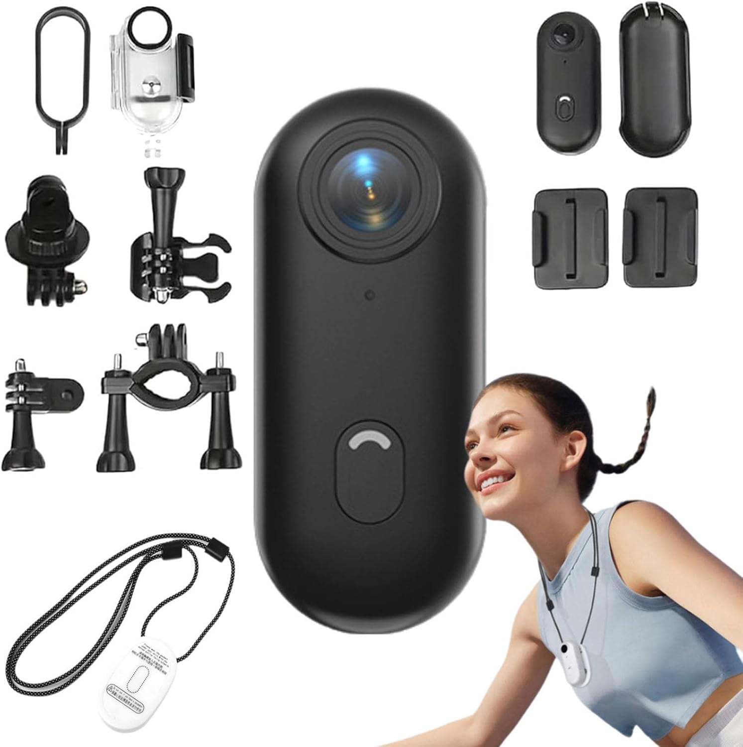 Treklon POV Camera, Treklon 4S Body Camera, UHD Thumb Action Camera ...