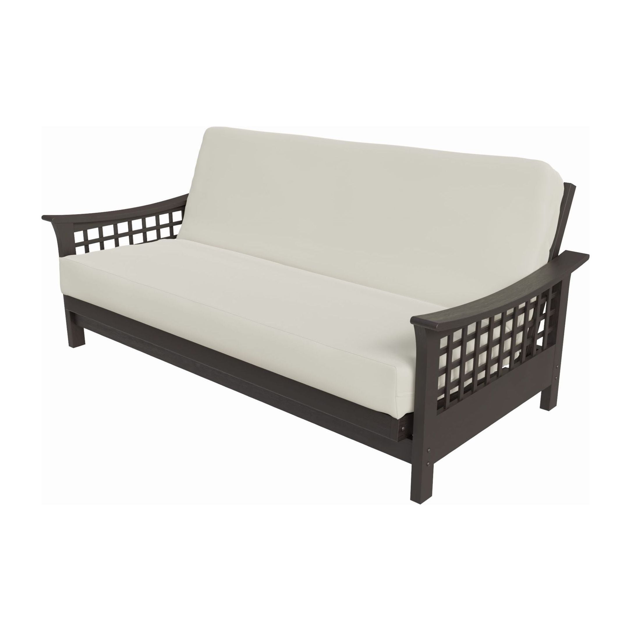 Trelli Black Walnut Futon Frame, Full - Walmart.com